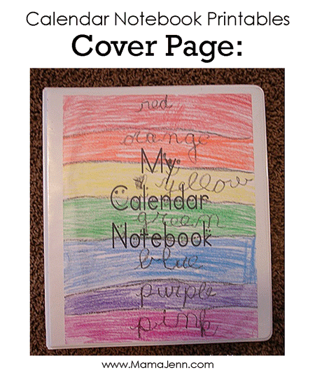Our Calendar Notebook