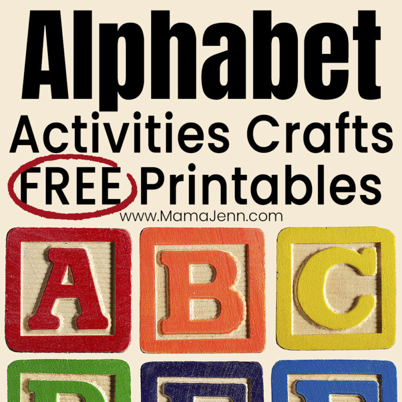 100+ Alphabet Activities, Crafts & FREE Printables (Sorted by Letter)