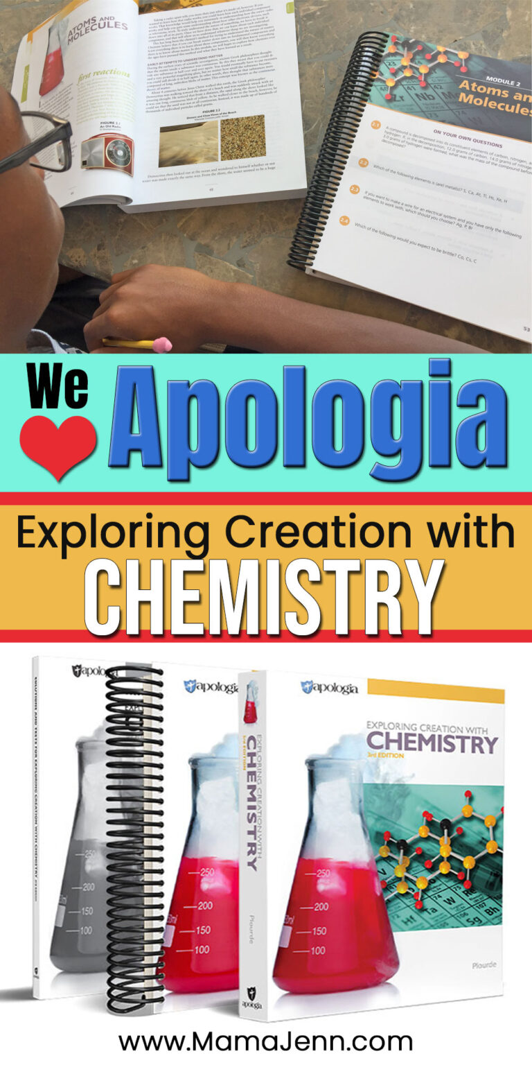 Apologia Chemistry Homeschool Science Curriculum Review