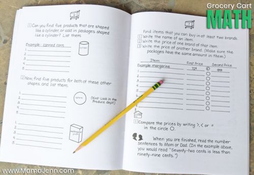 Grocery Cart Math - Turn Shopping into FUN Math Lesson for Kids!