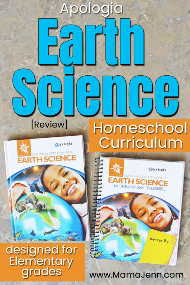 Apologia Homeschool Earth Science [Curriculum Review]