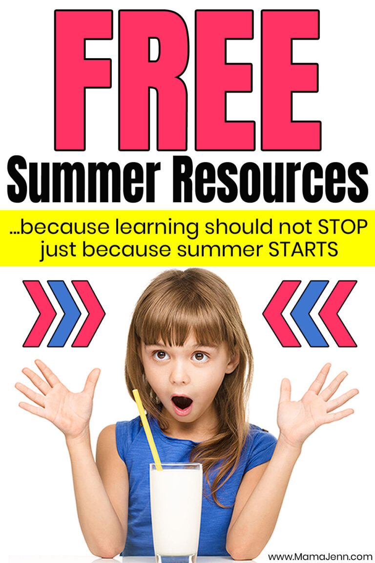 FREE Summer Resources - Learning ALL Summer Long!