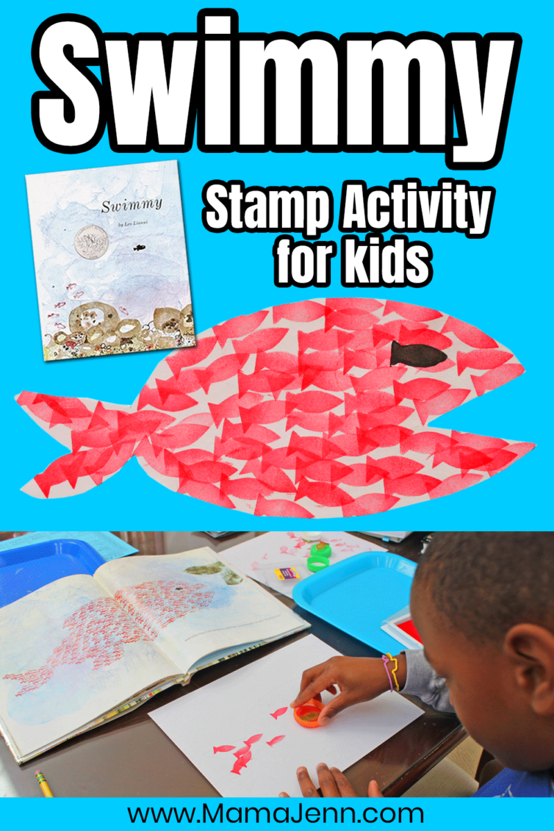 Swimmy the Fish: Easy, DIY Stamp Craft & Activity for Kids