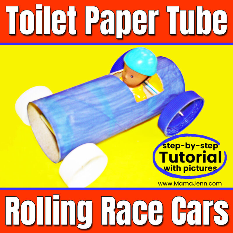 Rolling Race Cars: Toilet Paper Tube Tutorial (Step-by-Step with Pictures)